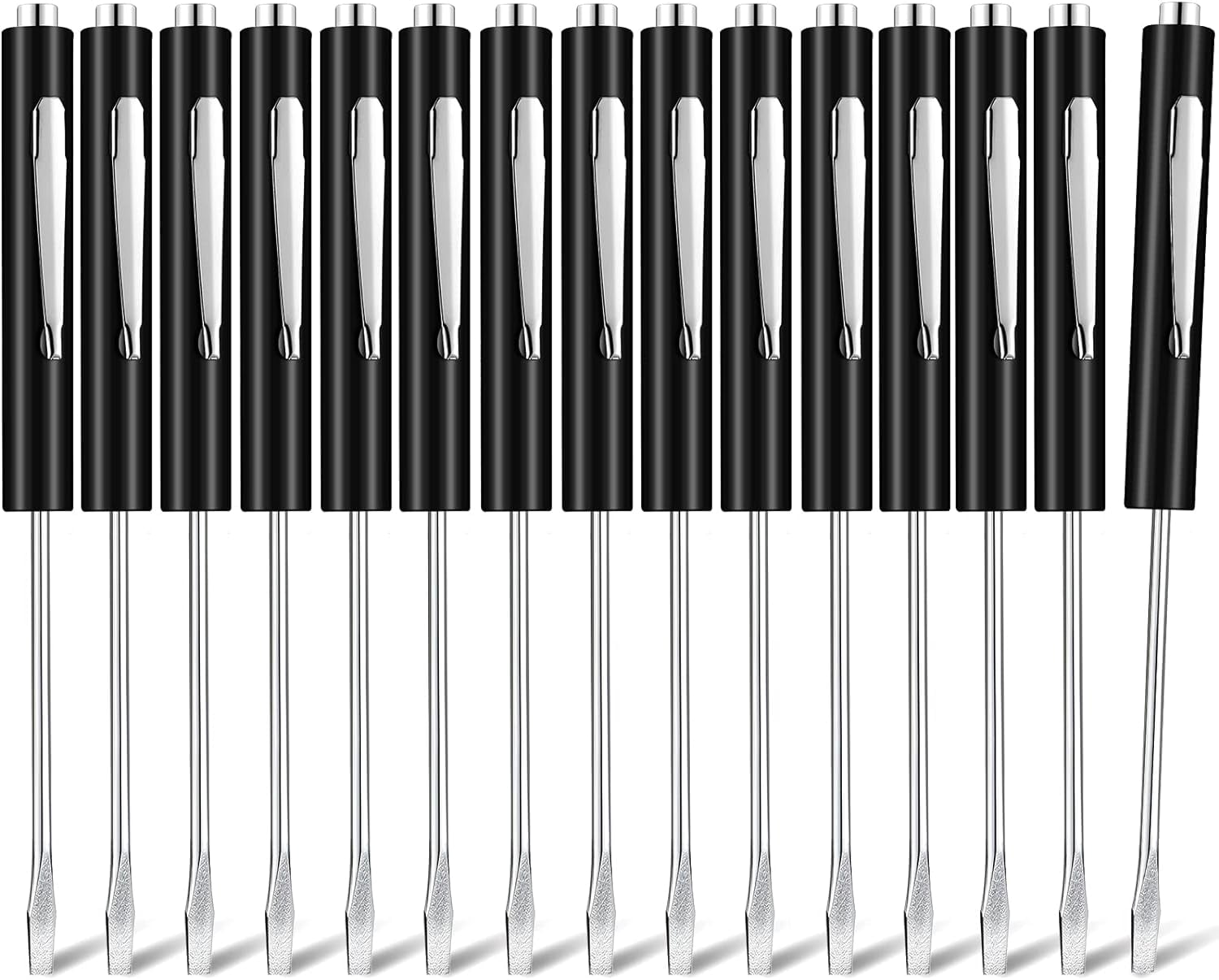 20 Pcs Pocket Flat Head Screwdriver Set Small Magnetic Pocket ...