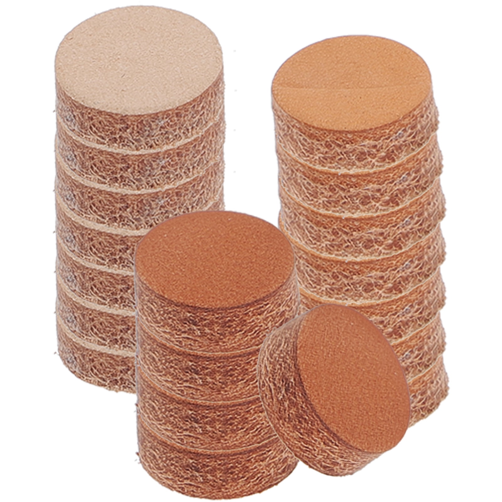 Leather Billiard Cue Tips for Protection Brown Color Durable and Wear ...