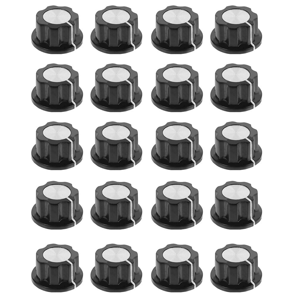 20 Pcs Potentiometer Control Knob Insert Shaft Potentiometer Volume ...