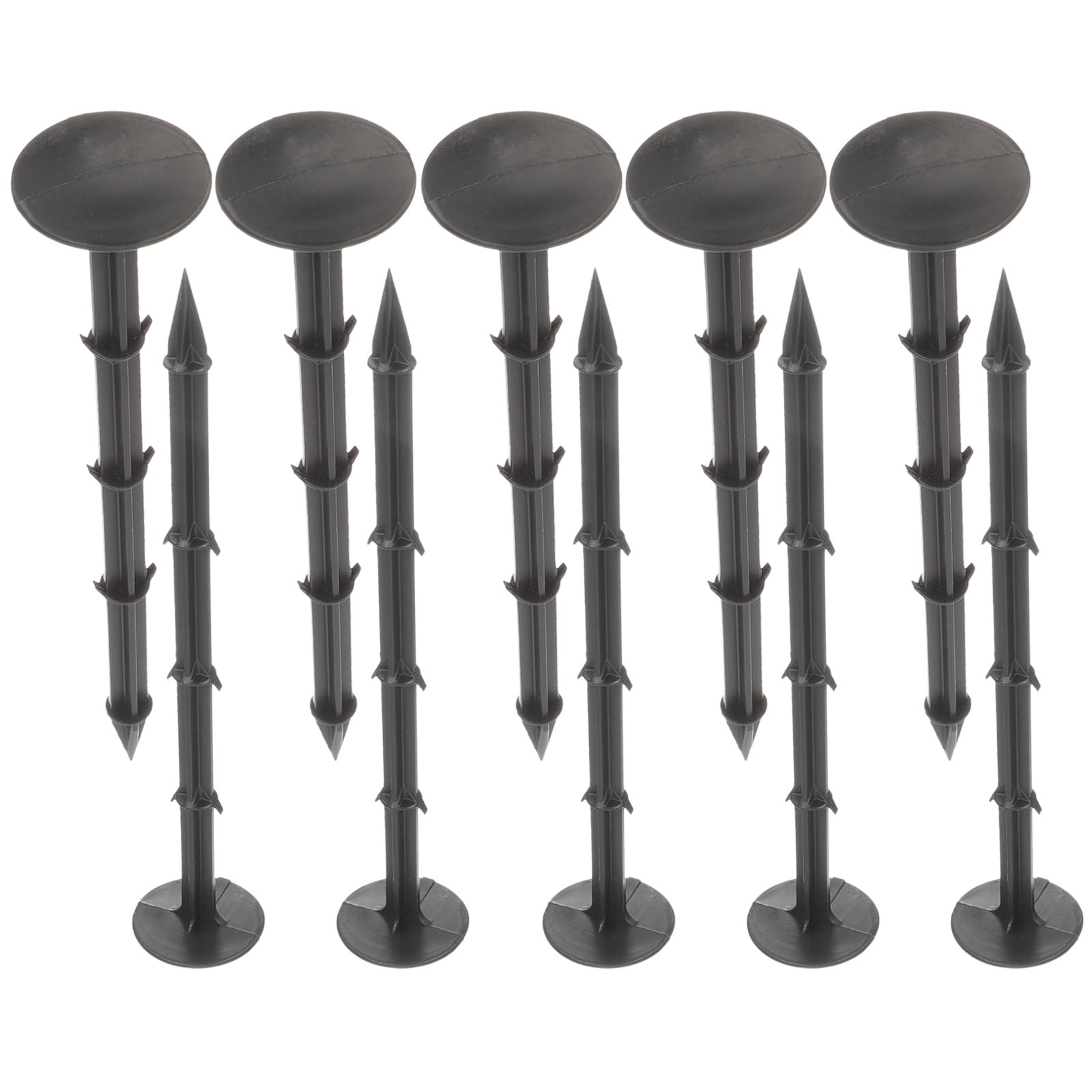 20 Pcs Pp Ground Pegs Plant Stakes Outdoor Fixing Garden Tack Nail Lawn ...