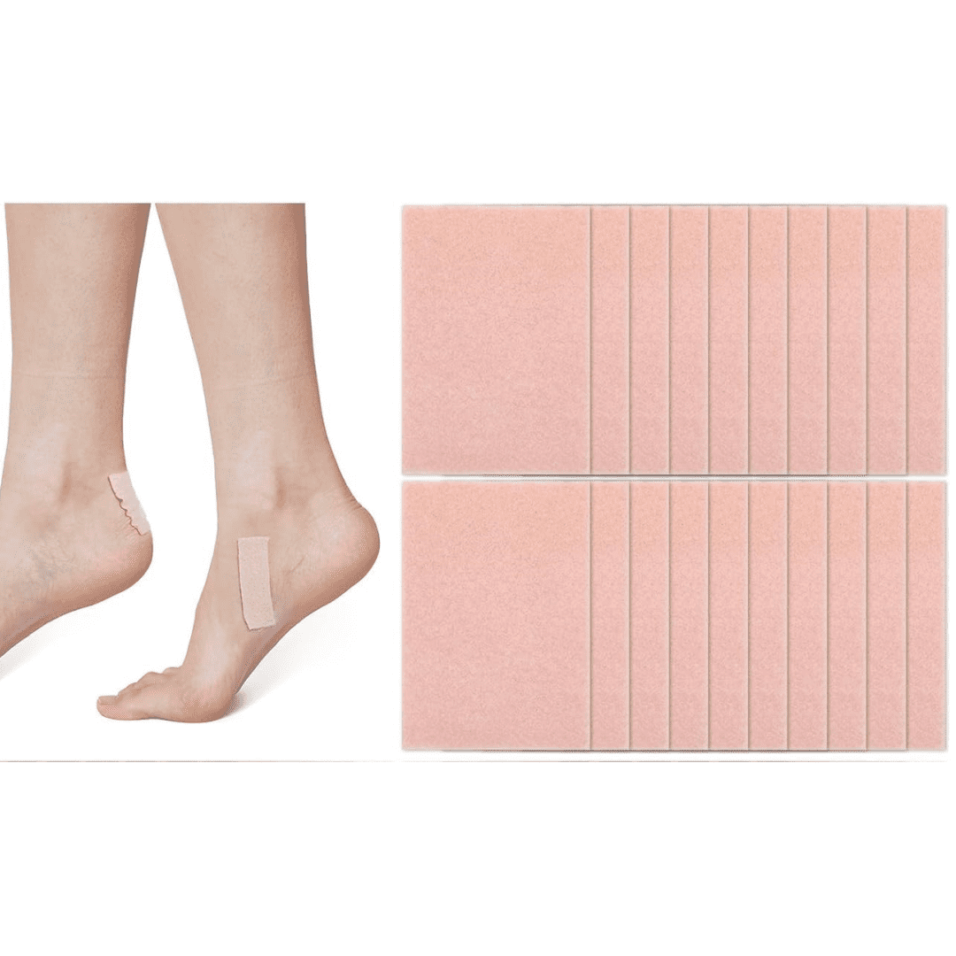 20 Pcs Precut Moleskin for Blisters, Trianu Adhesive Tape Patches for ...