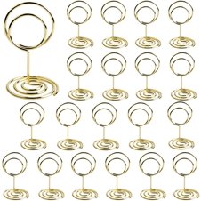 Food Label Holders and Table Number Stands for Buffets and Events