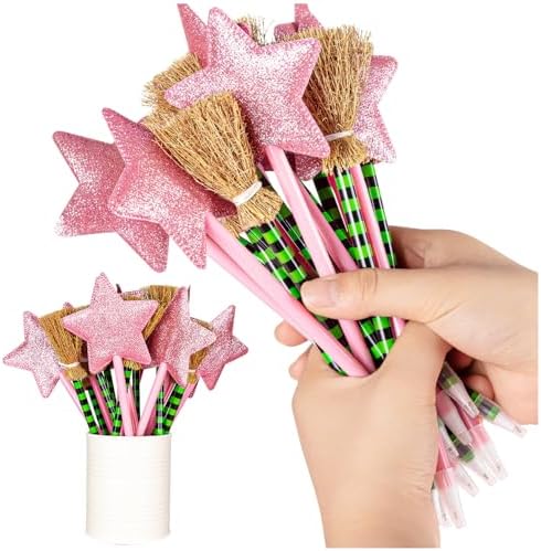 20 Pcs Princess and Witch Party Favors, Pink Star Ballpoints, Witch ...