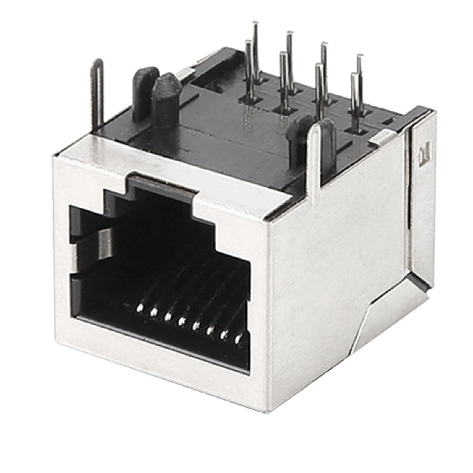 20 Pcs RJ45 Socket 8 Pin Cable Interface Shielded Connector Female 8P8C ...