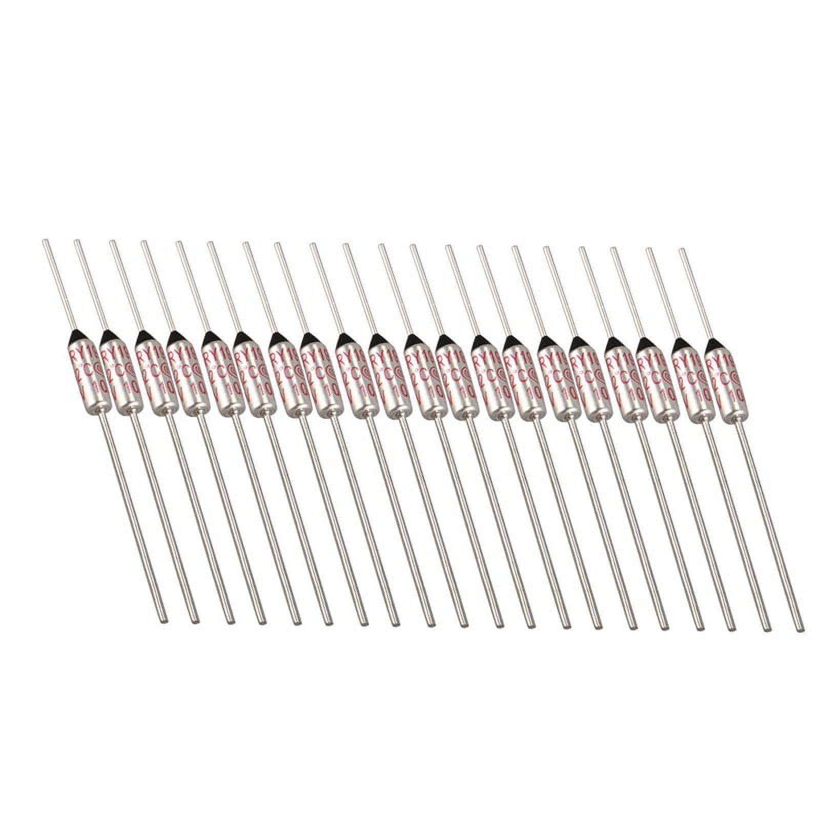 20 Pcs RY Series Metal 192 Celsius 250V 10A Cutoffs Thermal Fuse ...