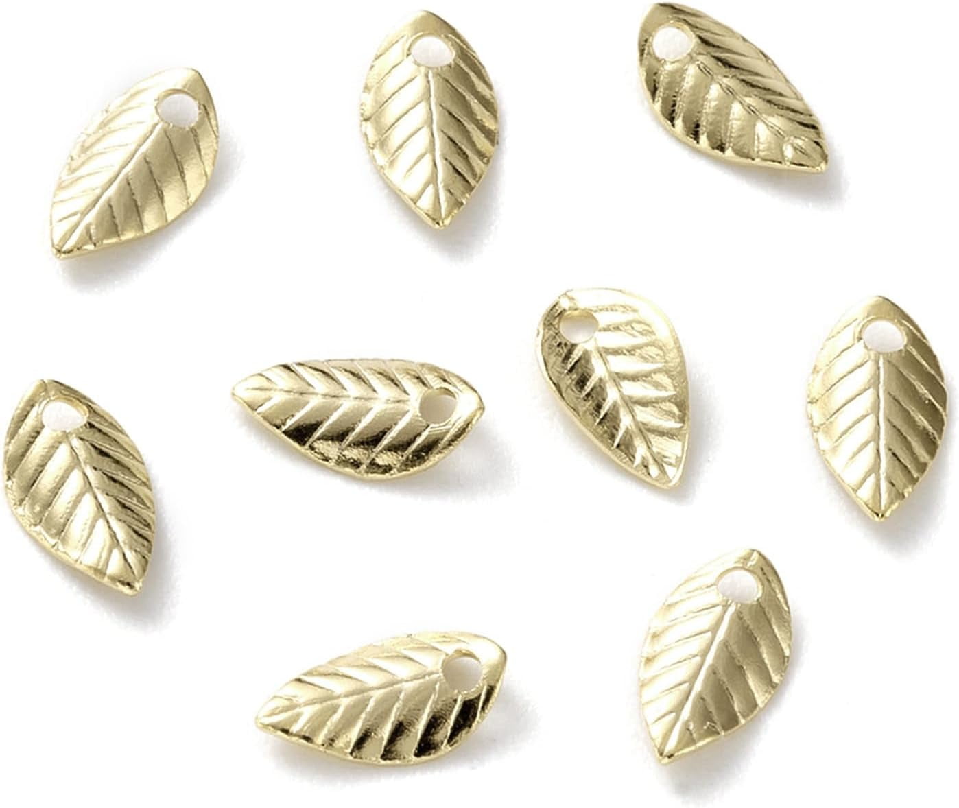 20 Pcs Real 24K Gold Plated Brass Charms Long-Lasting Plated Pendants ...