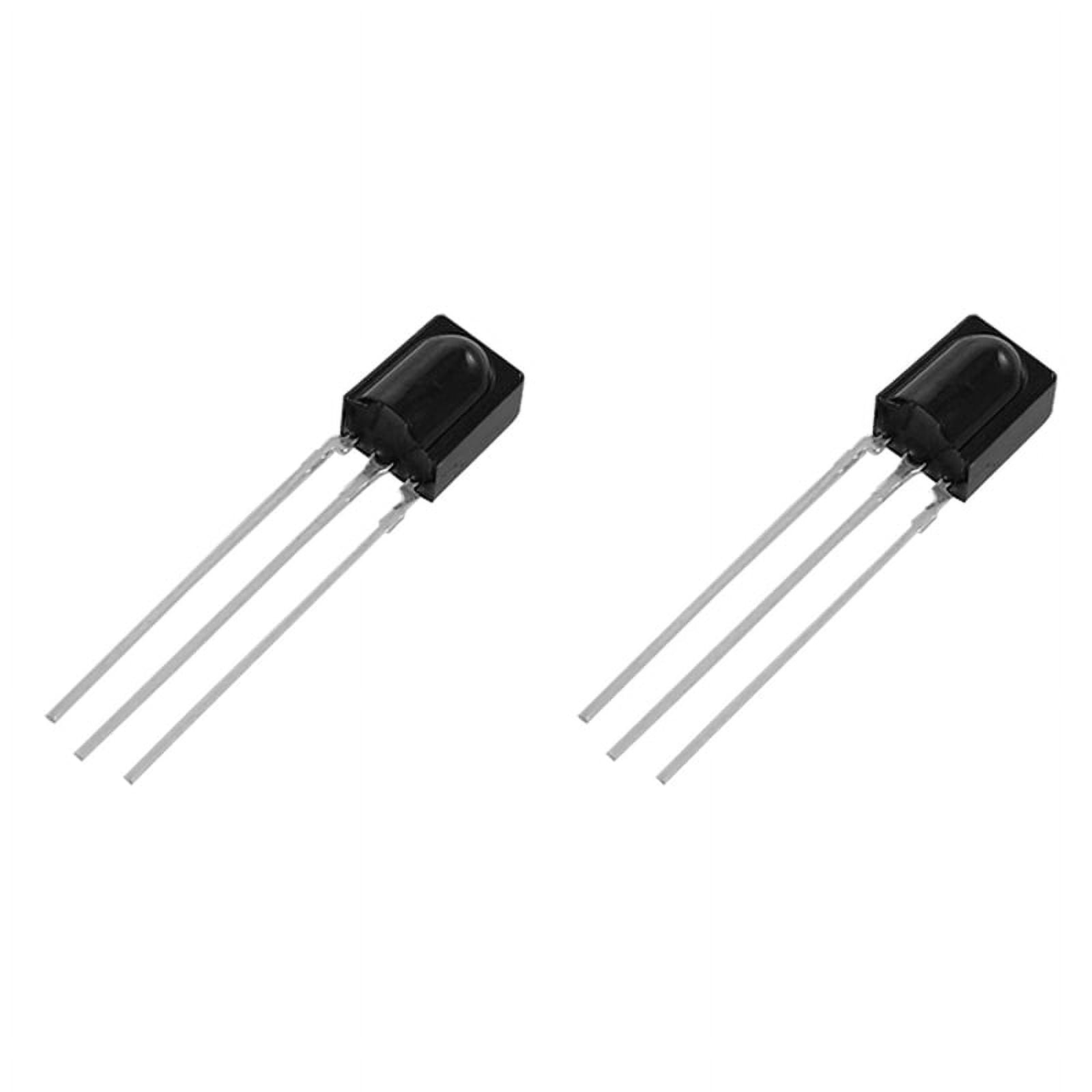 20 Pcs Reception Distance 15M Infrared VS838 IR Receiver Modules Black ...