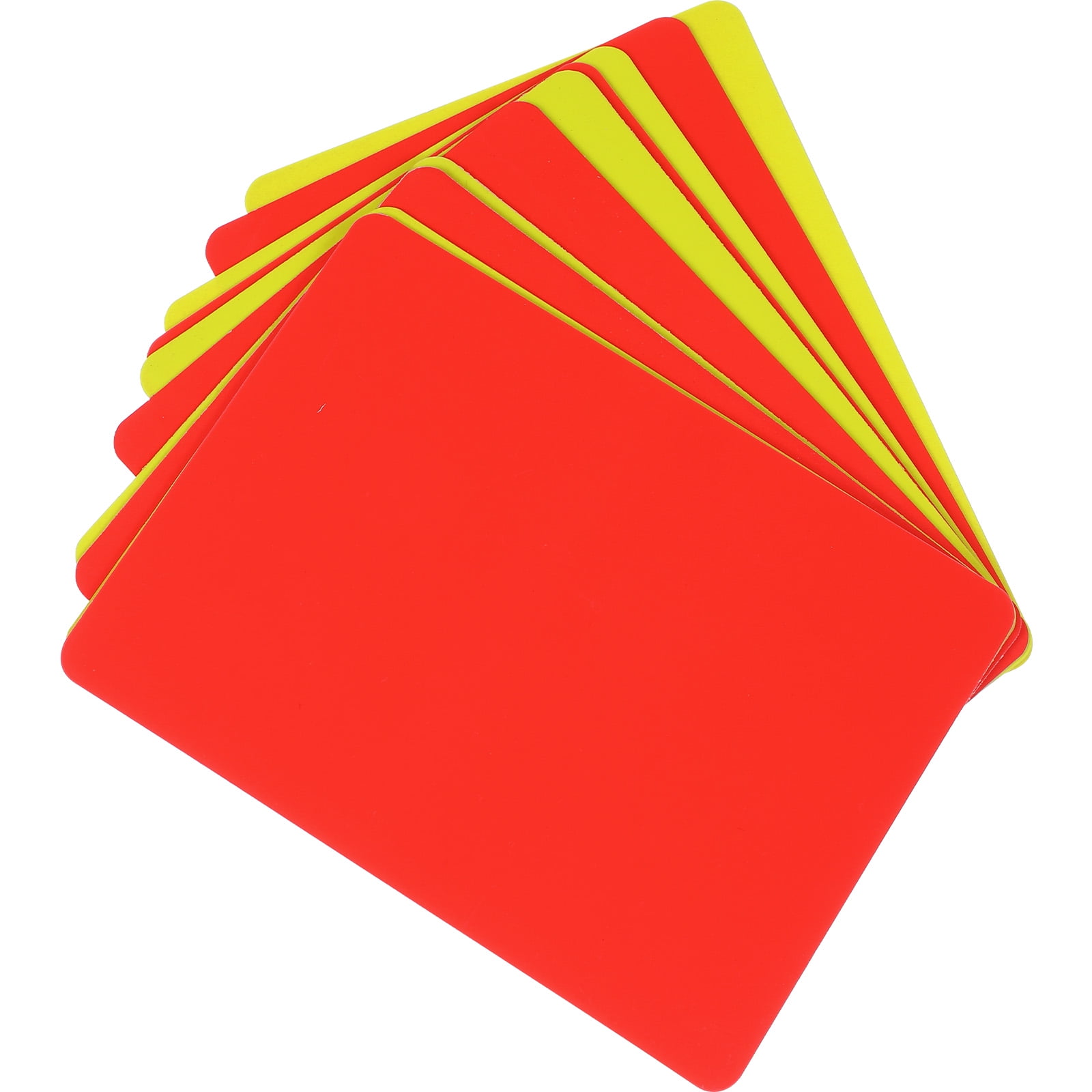 Eease 20 pcs Referee Cards Set Red Yellow Judge Cards Football Soccer ...