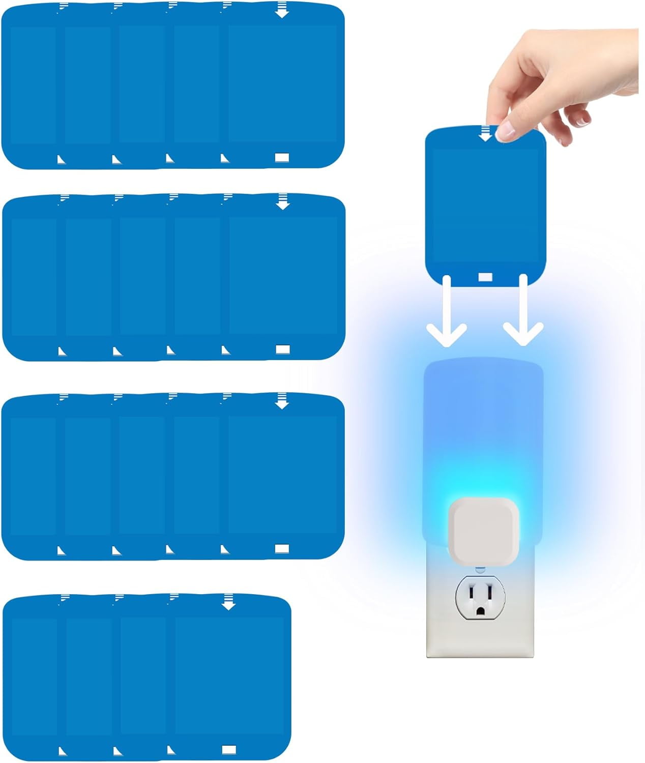 20 Pcs Refill Cartridges for Stem Flying Insect Light Trap, Replacement ...
