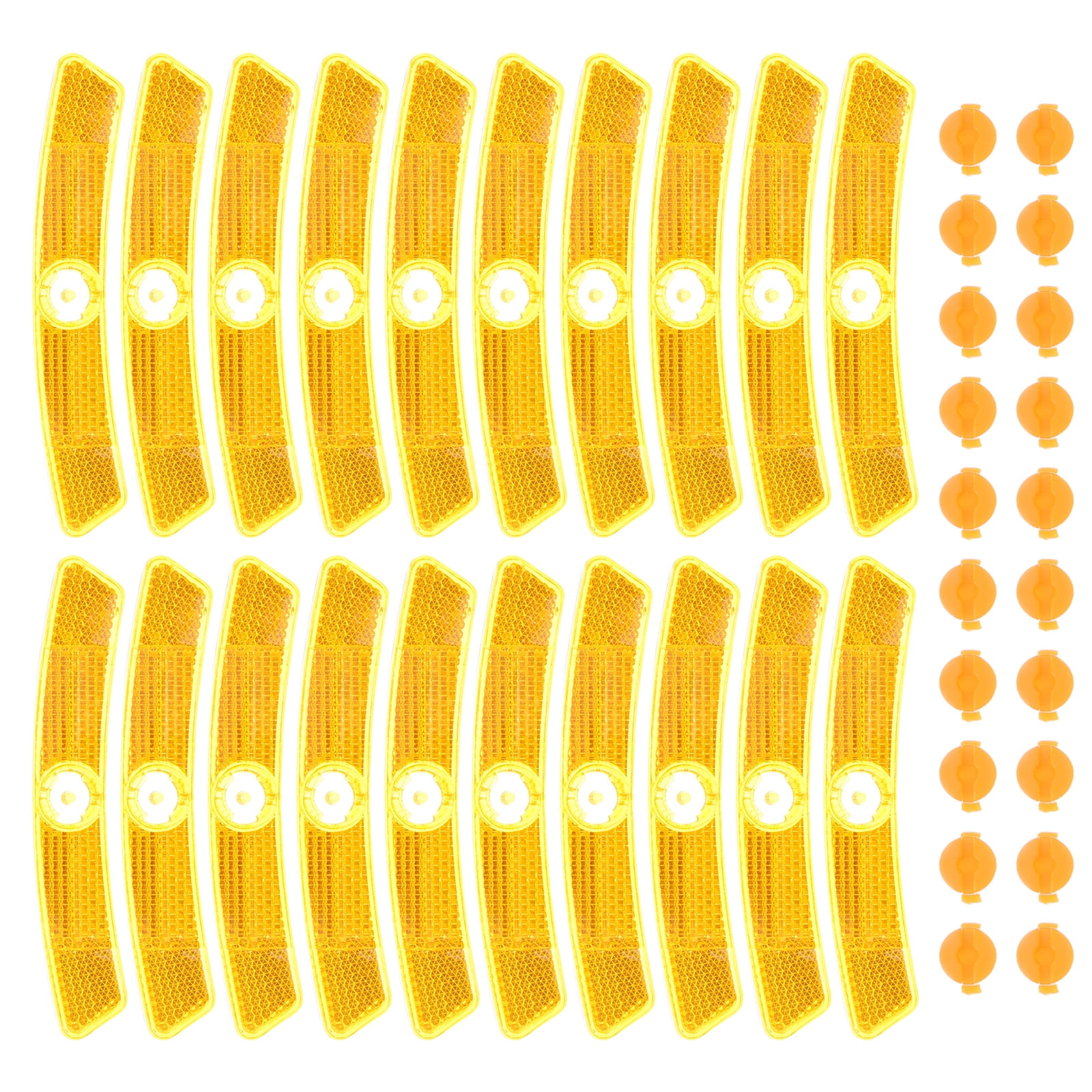 20 Pcs Reflective Strip Reflector Stickers Lights Bikes for Adults Car ...