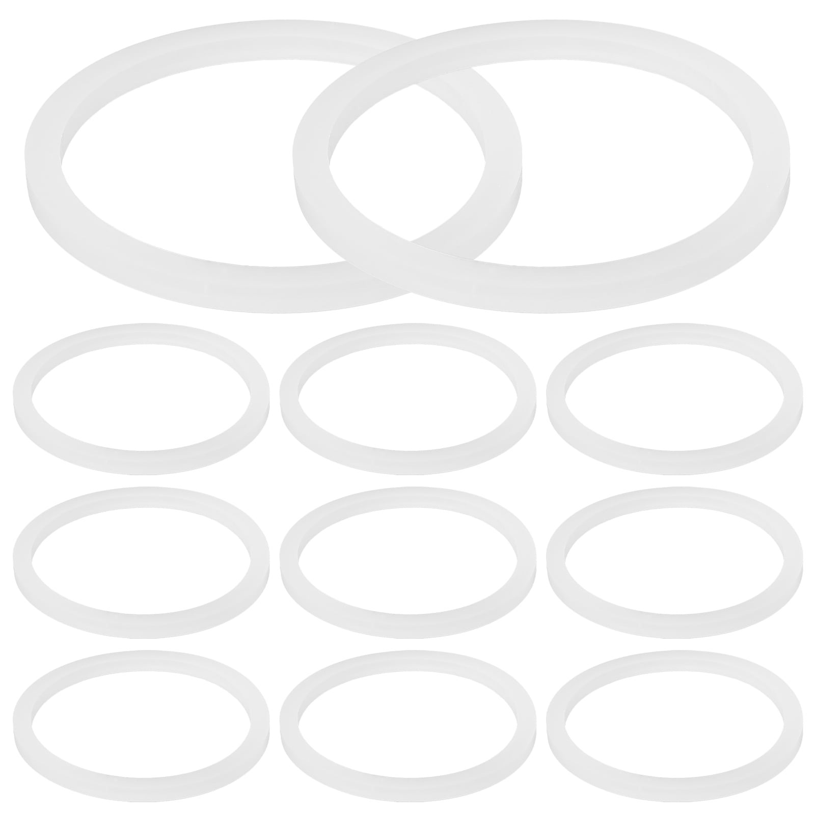 20 Pcs Replacement Silicone Rings for Sealing Seals Glass Jars Can ...
