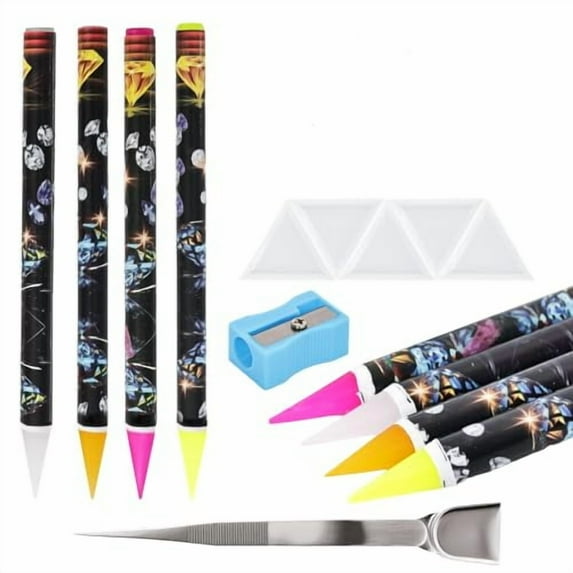 20 Pcs Rhinestone Picker Tool,Wax pencil for Rhinestones and Diamond ...