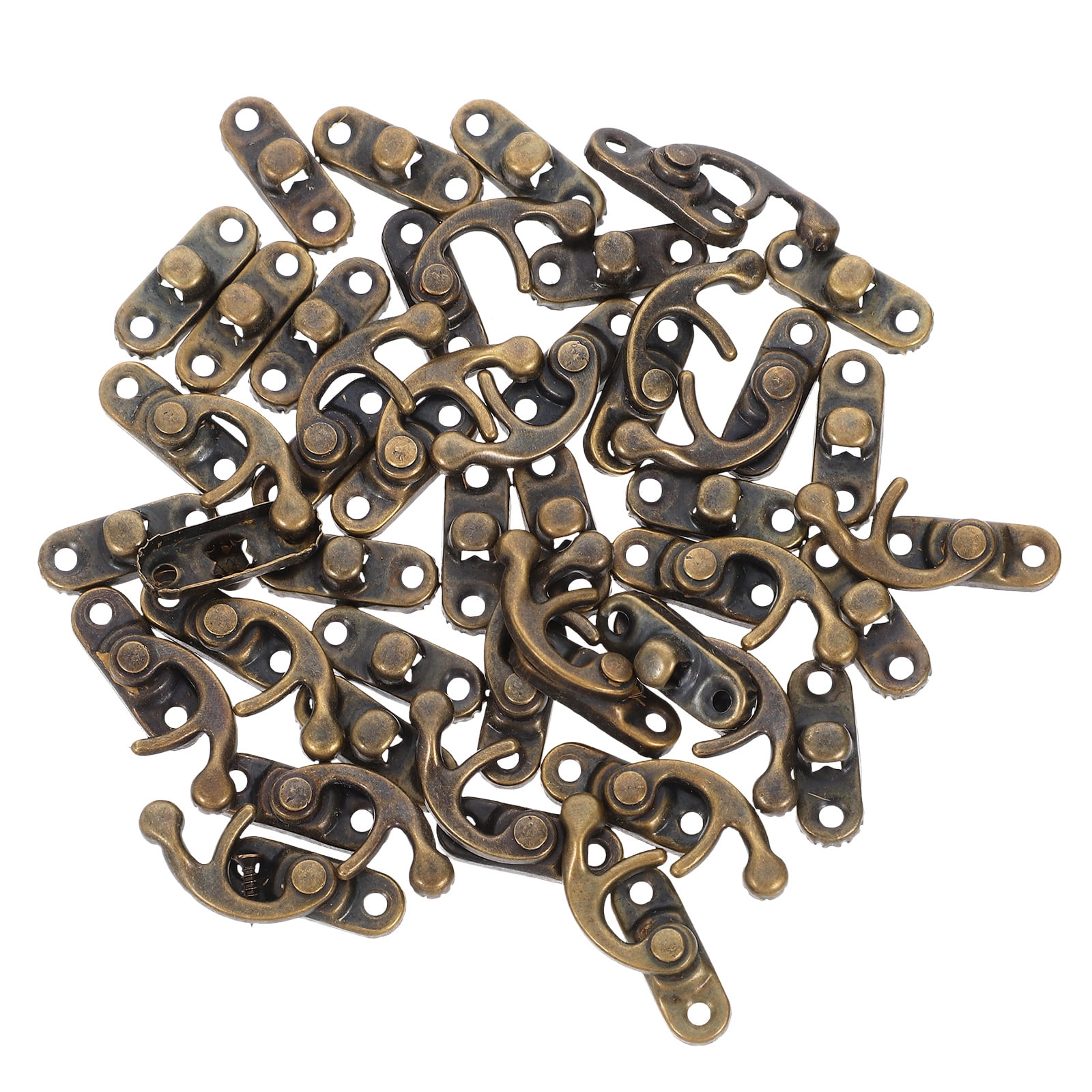 20 Pcs Right Hasp Lock Door Knob Covers Cabinet Latch Locker - Walmart.com