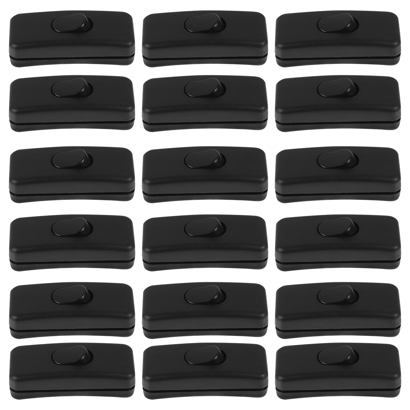 20 Pcs Rocker Push Button Switch Buttons On-Off Knob Inline for ... 20 Pcs Rocker Push Button Switch Buttons On-Off Knob Inline for ...