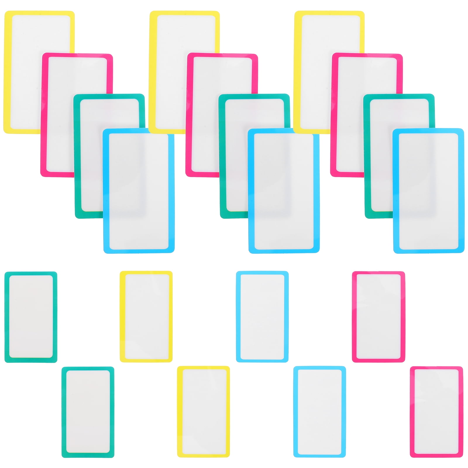 20 Pcs Rolling Blueprint Rack Easel Poster Dry Erase Labels - Walmart.com