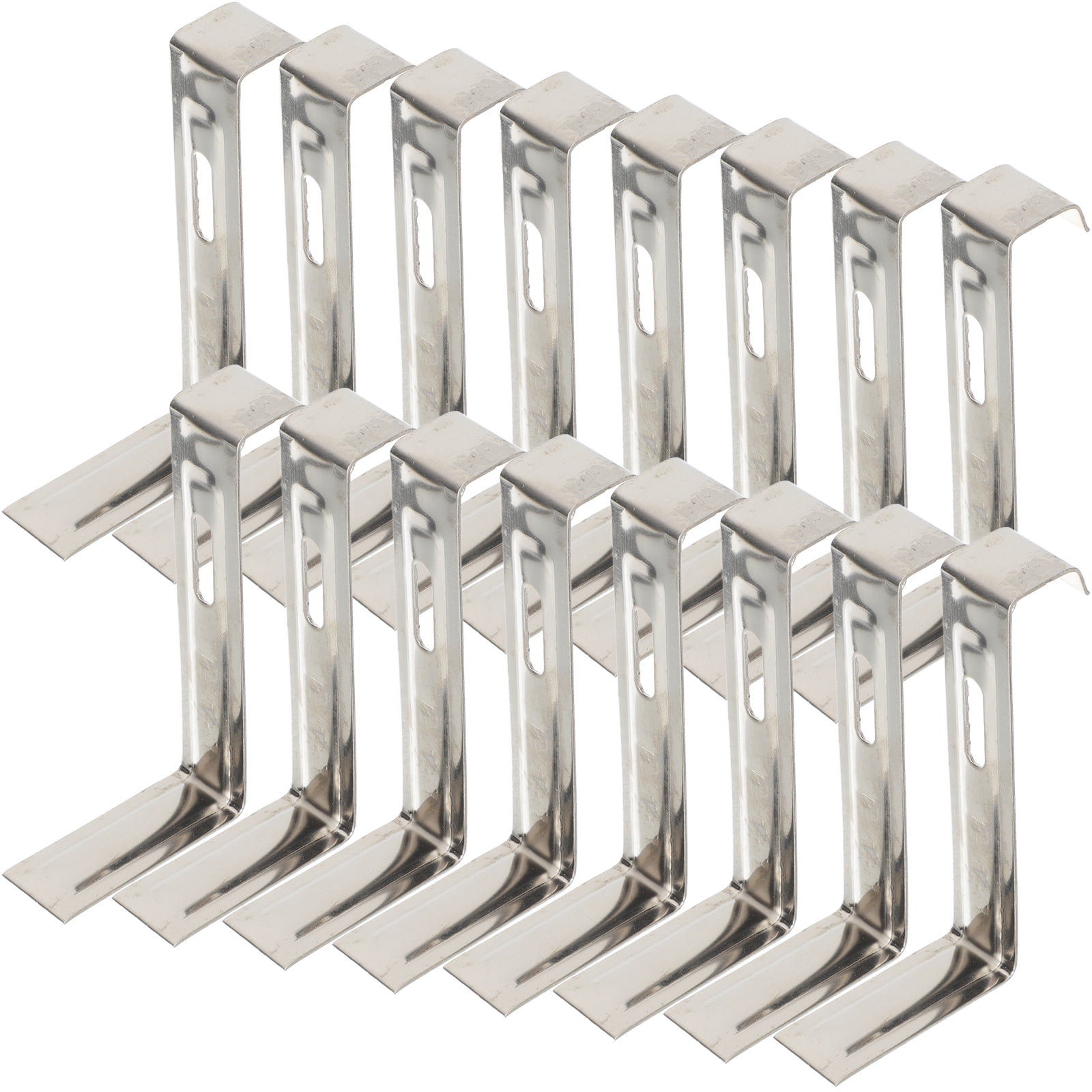20 Pcs Roof Tile Adhesive Clips Replacement Part Stainless Steel Metal ...