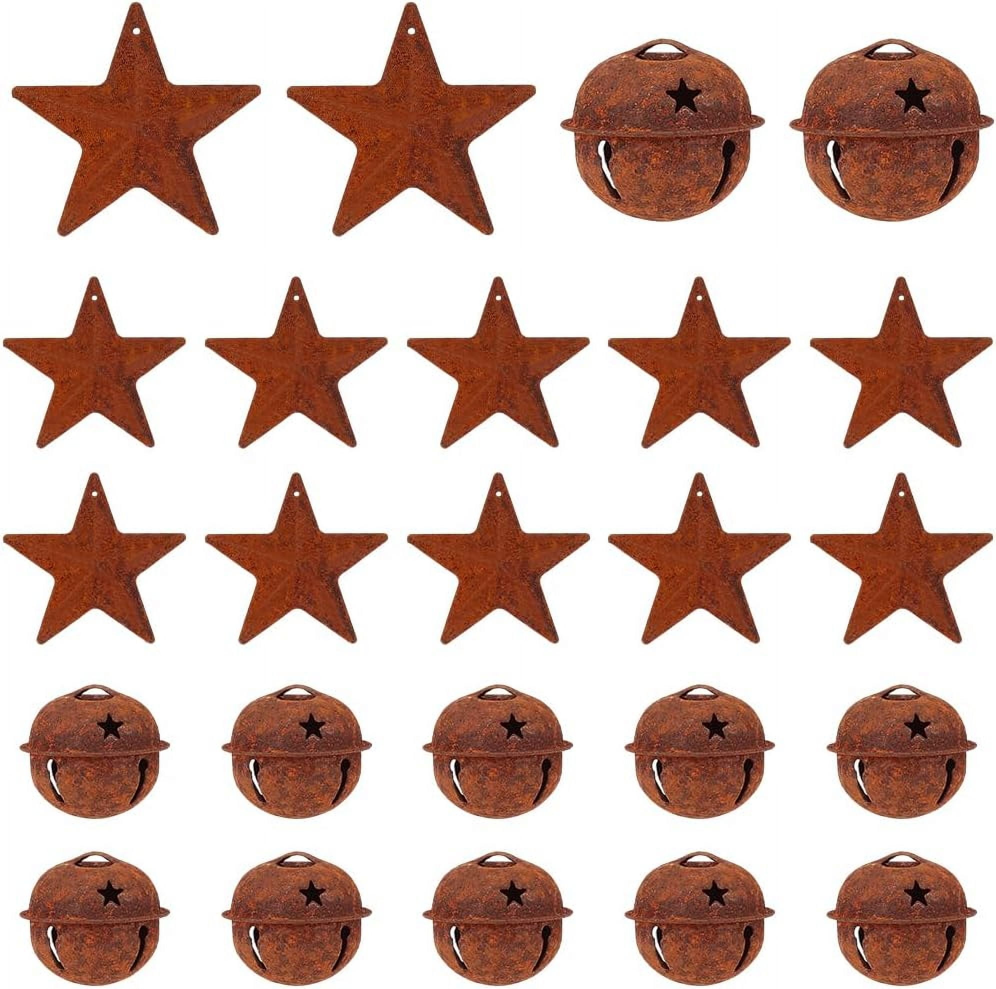 20 Pcs Rusty Metal Jingle Bells Vintage Rusty Bells 20 Pcs Rustic Metal ...