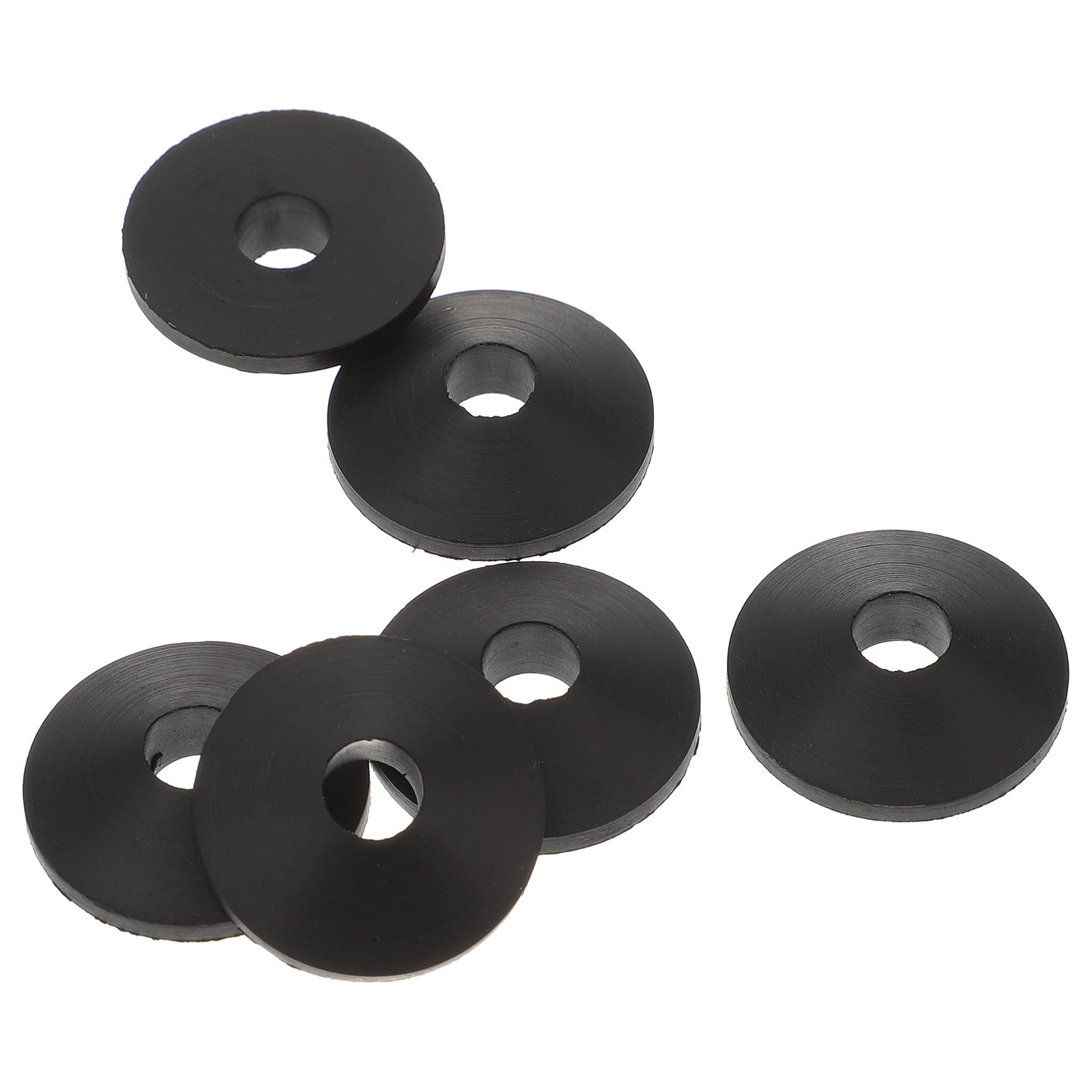 20 Pcs Screw Conical Rubber Washers Toilet Bolt Gaskets Flange Black ...