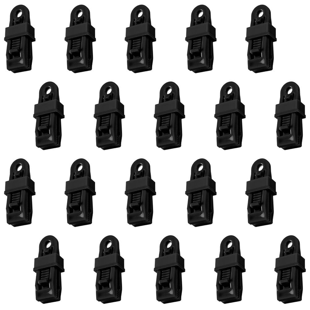 20 Pcs Securing Clip Bungee Cord String Rope Camping - Walmart.com