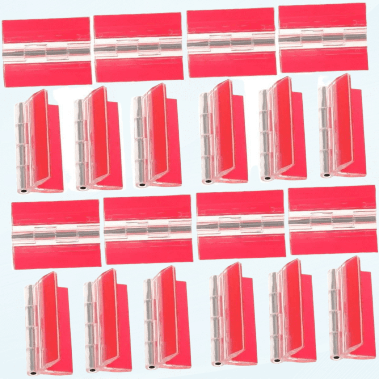 20 Pcs Self-Adhesive Hinge Hinges for Kitchen Cabinets Piano Hinges ...