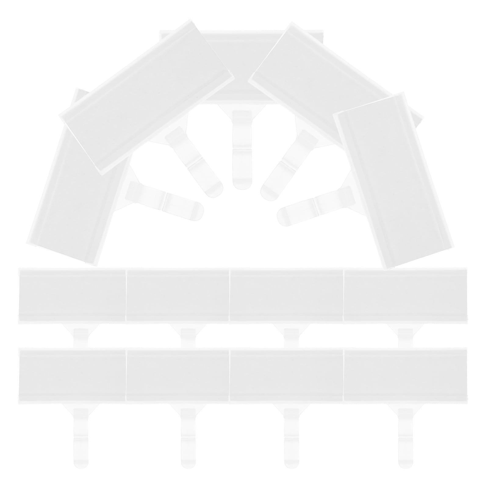 20 Pcs Shelf Price Card Pantry Labels Retail Tag Holder Wire Rack ...