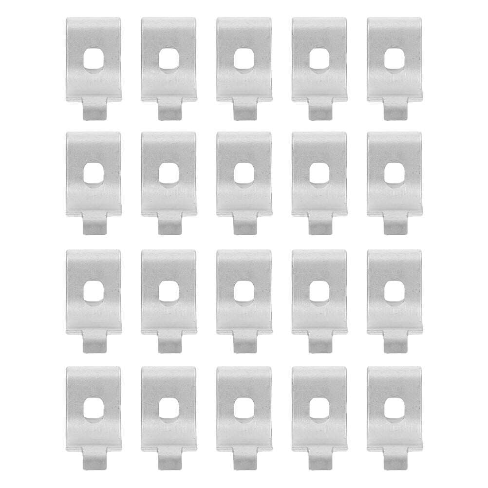 YOSADIER Adjustable Shelf Support Clip Silver Heavy Duty Metal for ...