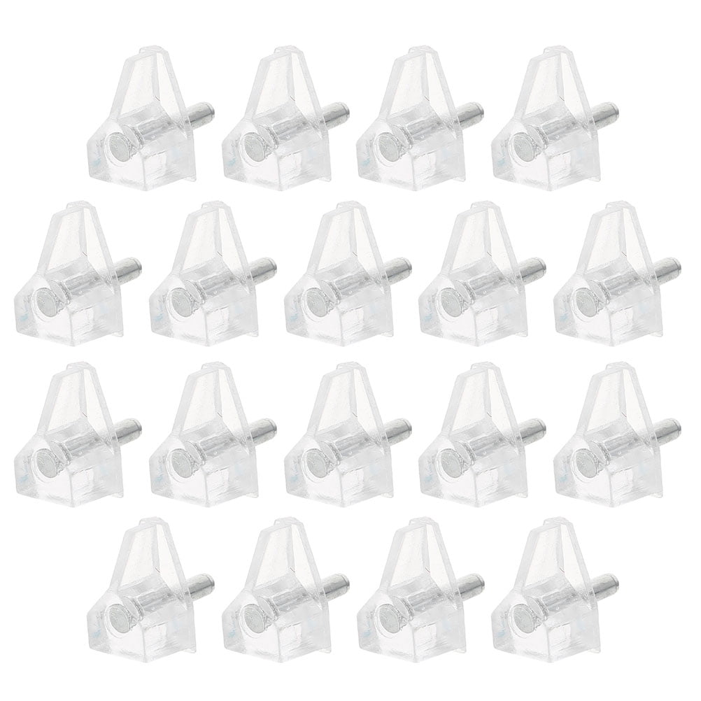 20 Pcs Shelf Support Nails Kitchen Cabinet Pegs for Shelves Pin Plastic ...