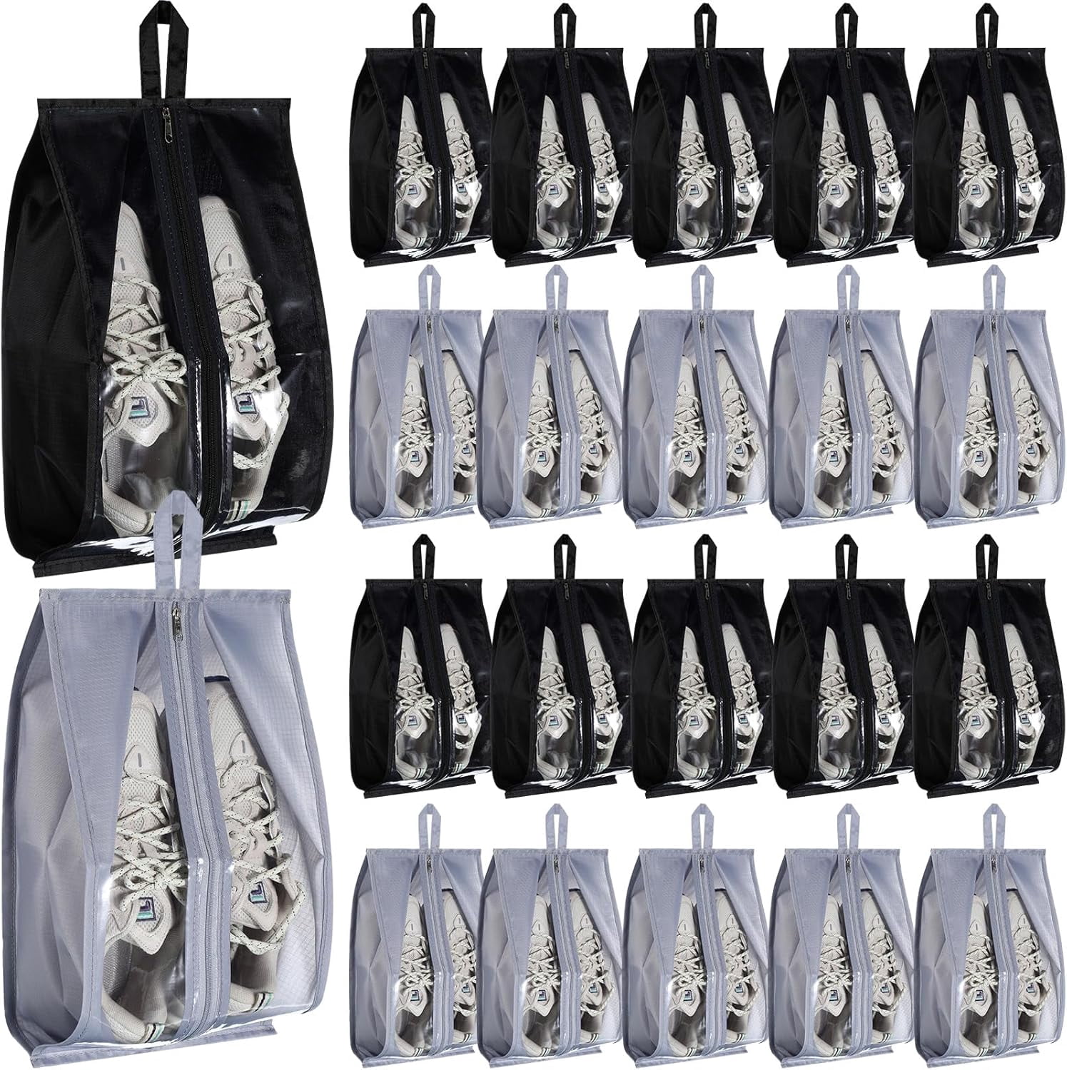 20 Pcs Shoe Bags for Travel Waterproof Sneaker Bag Multi Color Shoe ...