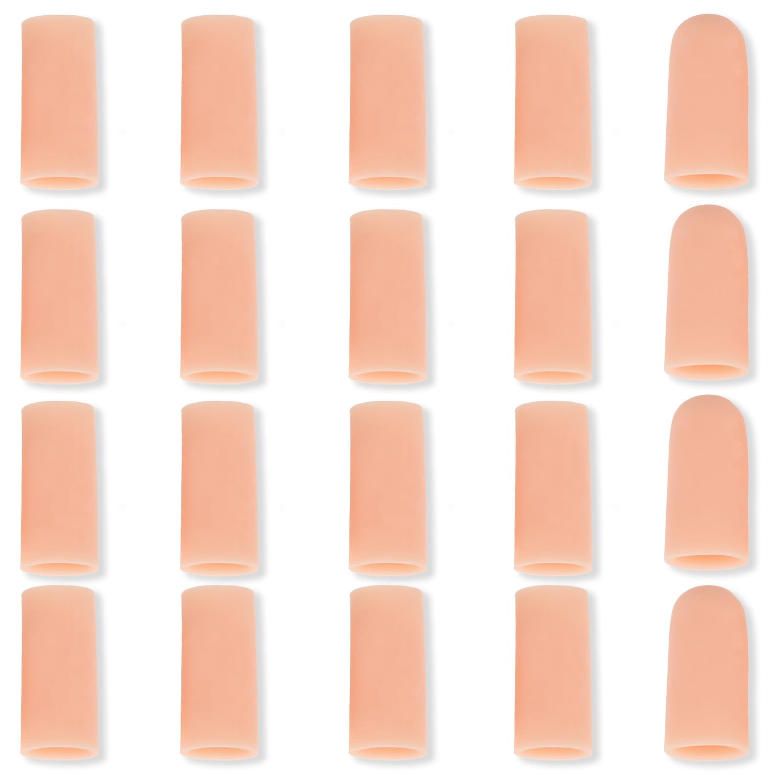20 Pcs Silicone Finger Protectors, MODANU Gel Finger Cots & Protector ...