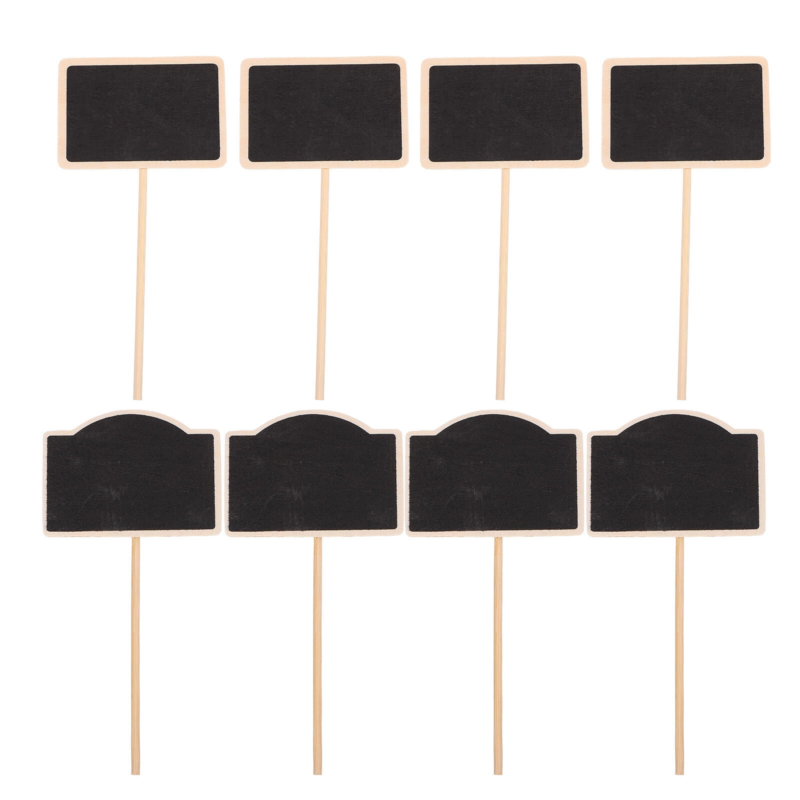 20 Pcs Small Card Garden Flower Labels Chalkboard Mini Pots Plant Black ...
