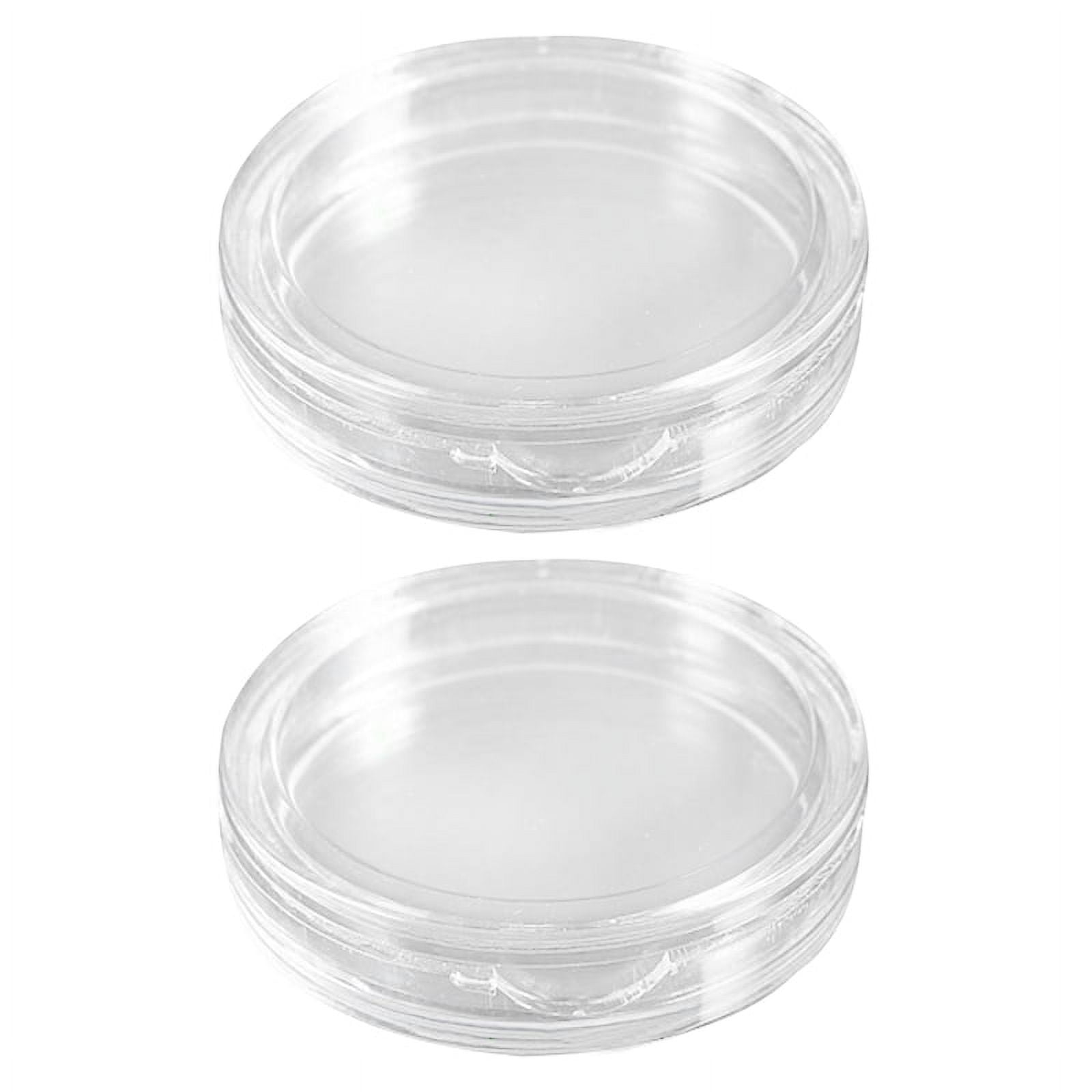 20 Pcs Small Round Transparent Plastic Coin Capsules BoX 25mm - Walmart.com