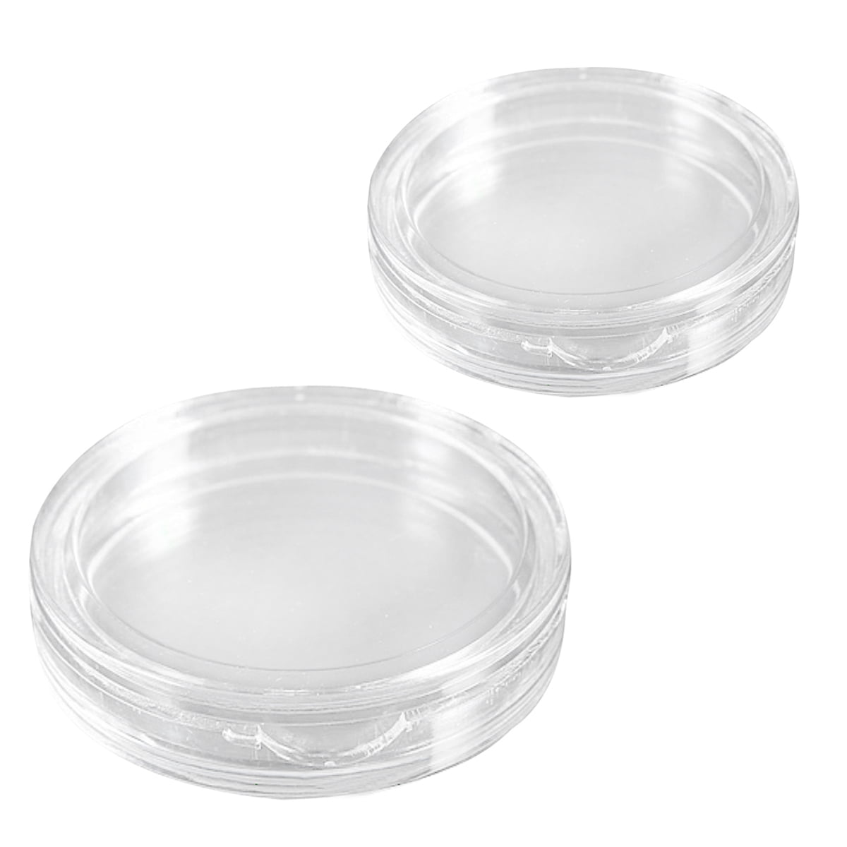 20 Pcs Small Round Transparent Plastic Coin Capsules Box 33mm & 35mm,20 ...