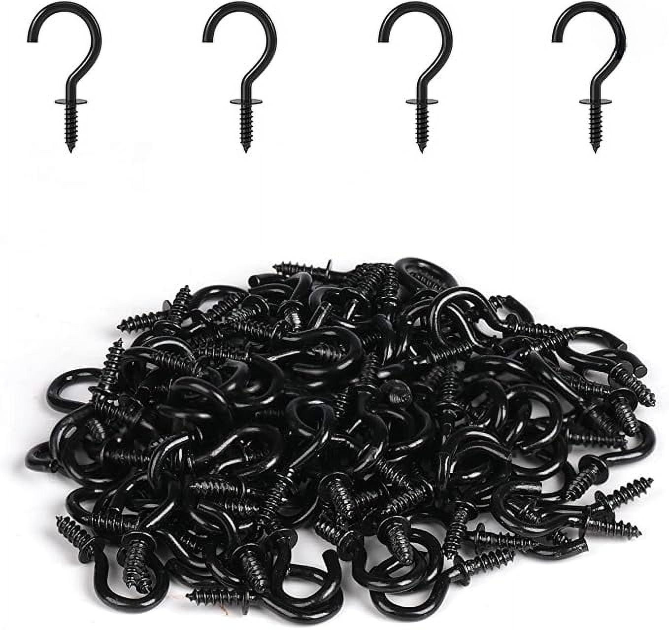 20 Pcs Small Screw Hooks, 1/2 Inch Mini Screw in Jewelry Hooks Tiny ...