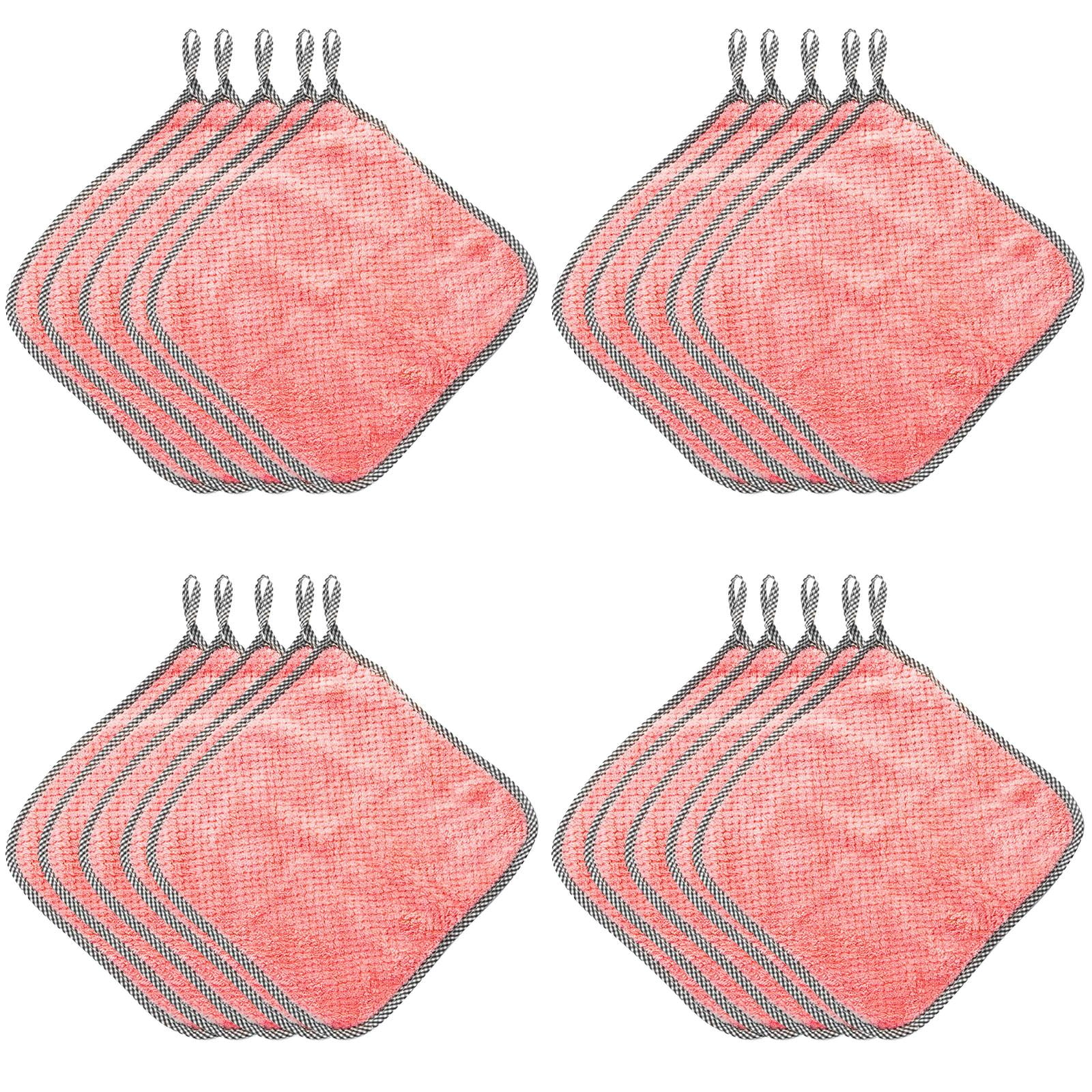 20 Pcs Small Towels with Hanging Loop，Hand Dry Towels for Kitchen ...
