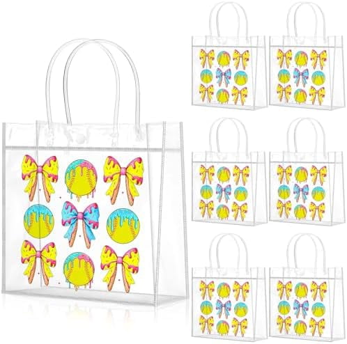 20 Pcs Softball Goodie Bag Softball Bow Ice Cream Drip Goodie Gifts ...