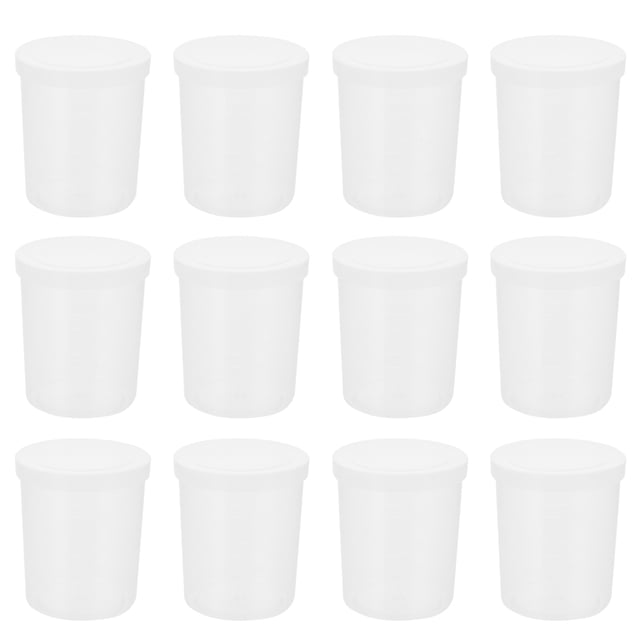 20 Pcs Specimen Collection Cups Plastic Sample Measuring Cups Testing ...