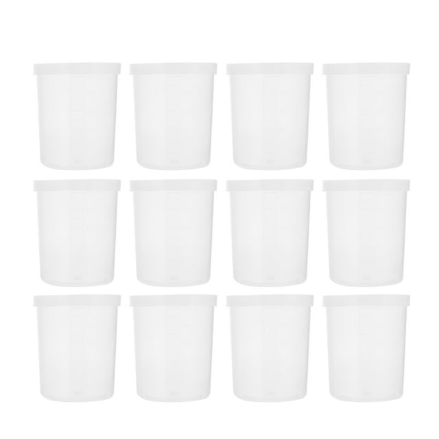 20 Pcs Specimen Collection Cups Plastic Sample Measuring Cups Testing ...