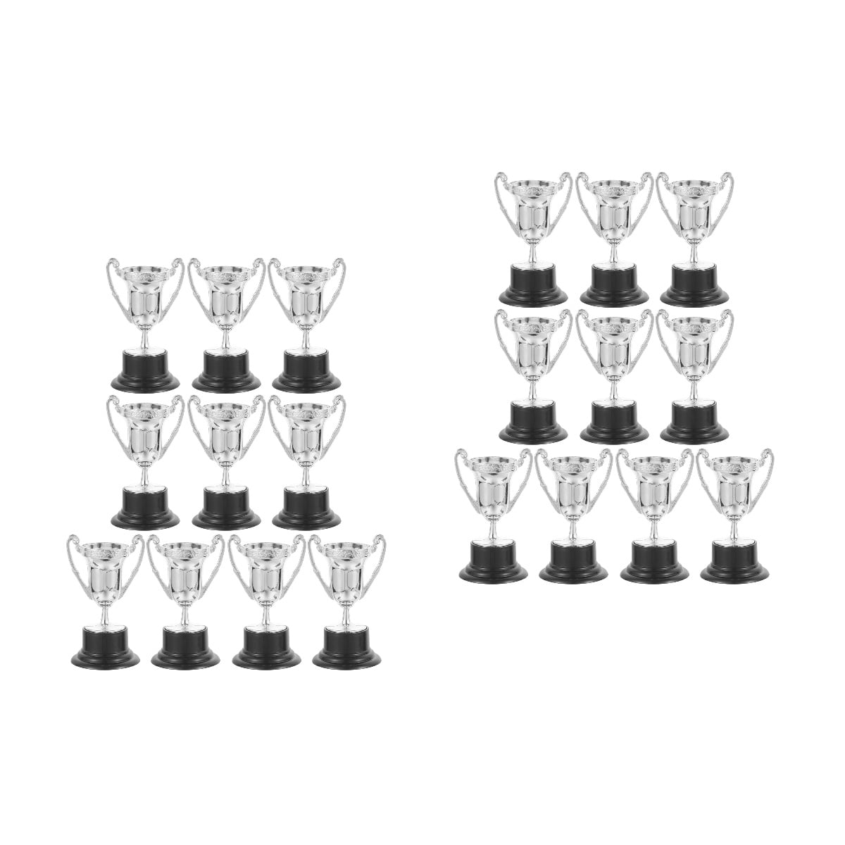 20 Pcs Award Trophy Cups Mini Awards Trophies Plastic Gold Trophies ...