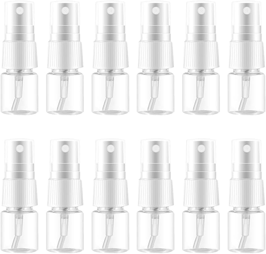20 Pcs Spray Bottles Vials Mini Empty Perfume Sample Small Clear ...