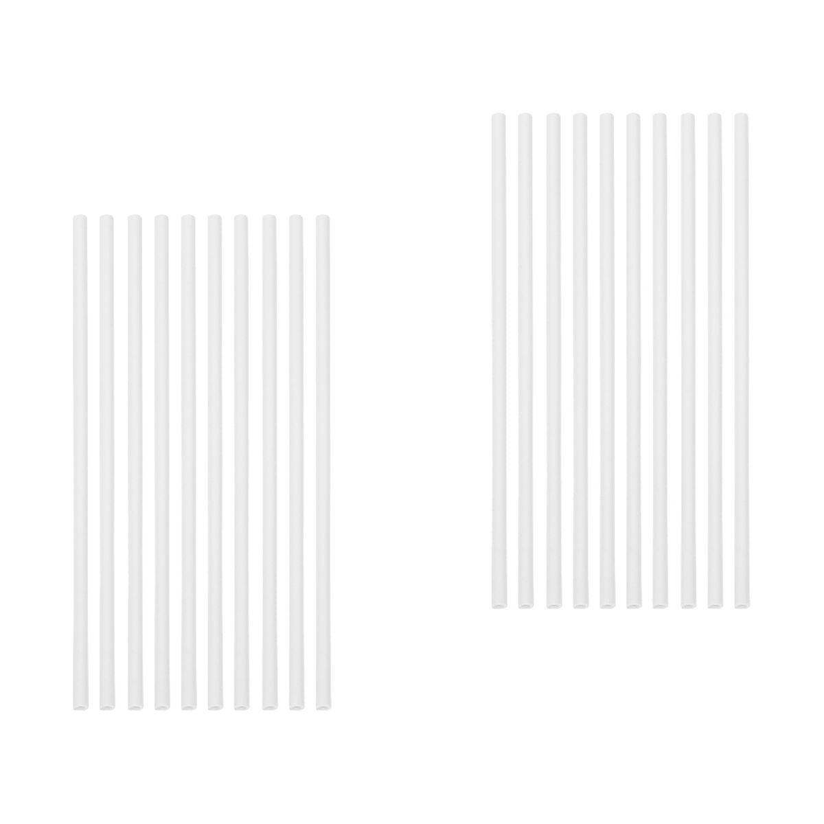 KALLORY Ultra Long Spray Can Straws, Ideal for Tight Spaces, White ...