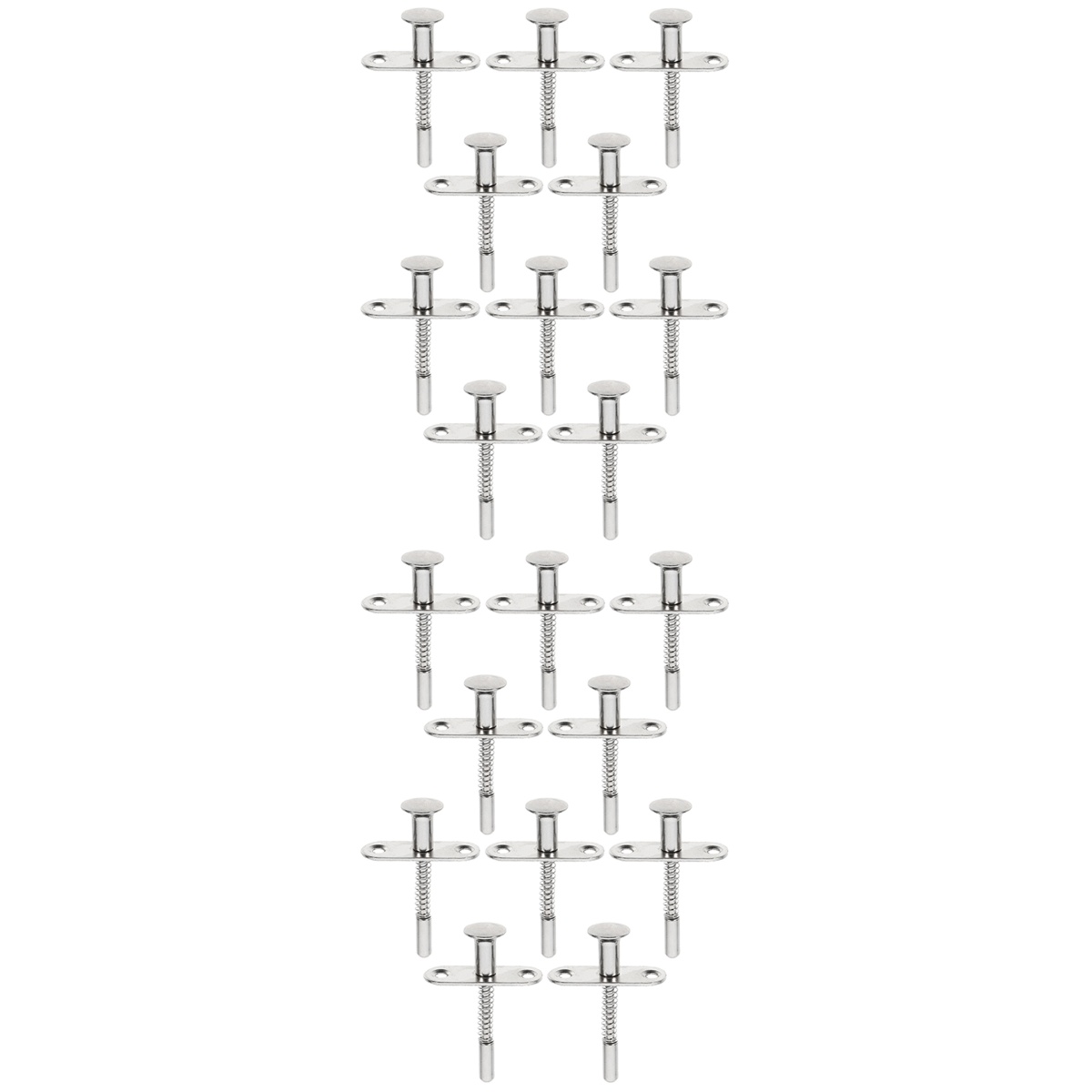 20 Pcs Spring Latch Door Plunger Rod Loaded Bolt Pin Spring-loaded ...