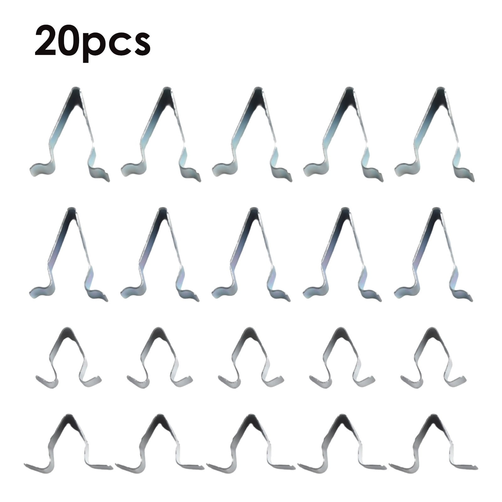 20 Pcs Spring Trim Clip Car Retainer Fastener Boot & Tailgate Metal ...