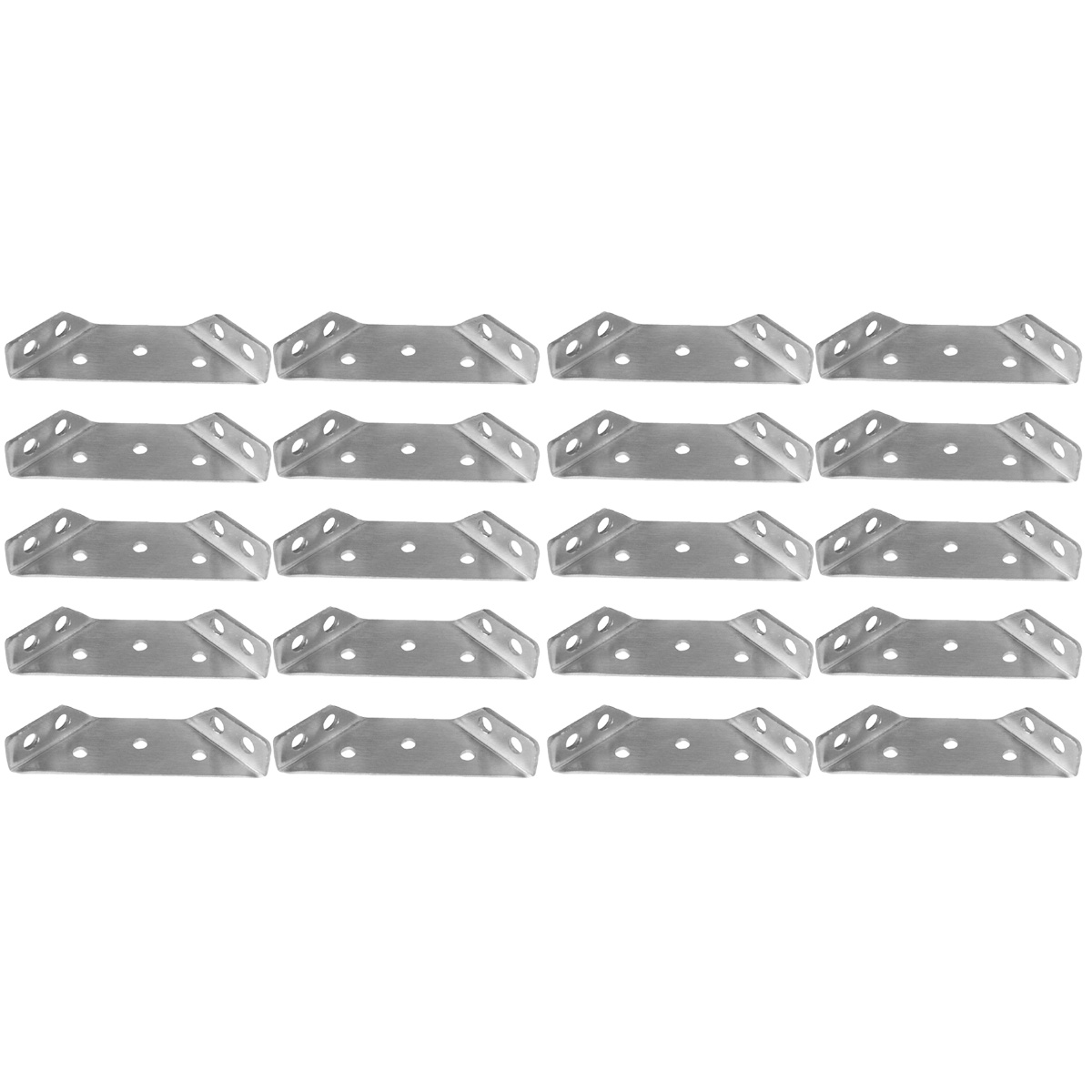 20 Pcs Stainless Steel Corner Code Cabinet Shelf Triangle - Walmart.com