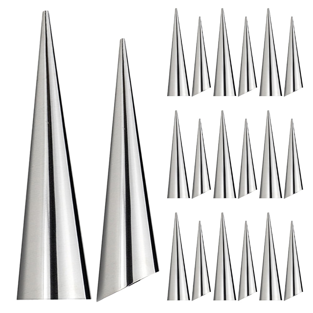 20-Pack Stainless Steel Croissant Baking Molds for Home & Bakery Use ...