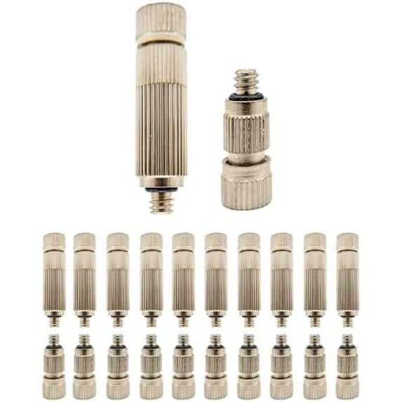 20 Pcs Stainless Steel Misting Nozzles for Outdoor Cooling Misting ...