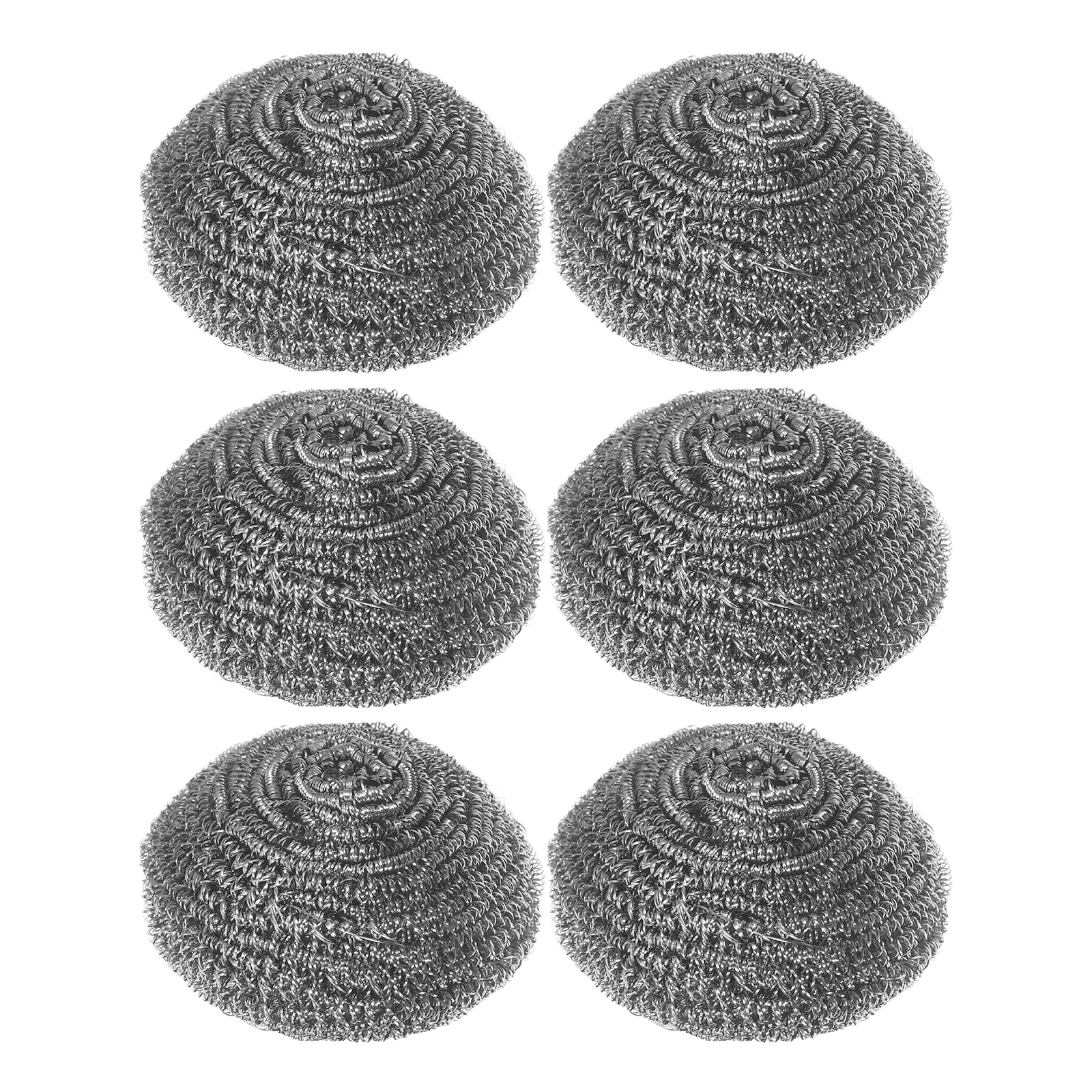 Stainless Steel Scrubber for Home Use 20pcs Silver Lightweight Cleaning ...