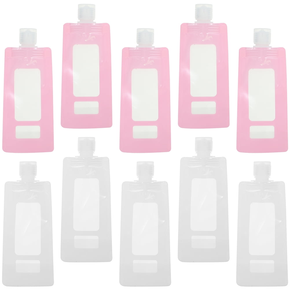 20 Pcs Stand up Lotion Pouch Travel Containers for Toiletries Body Wash ...