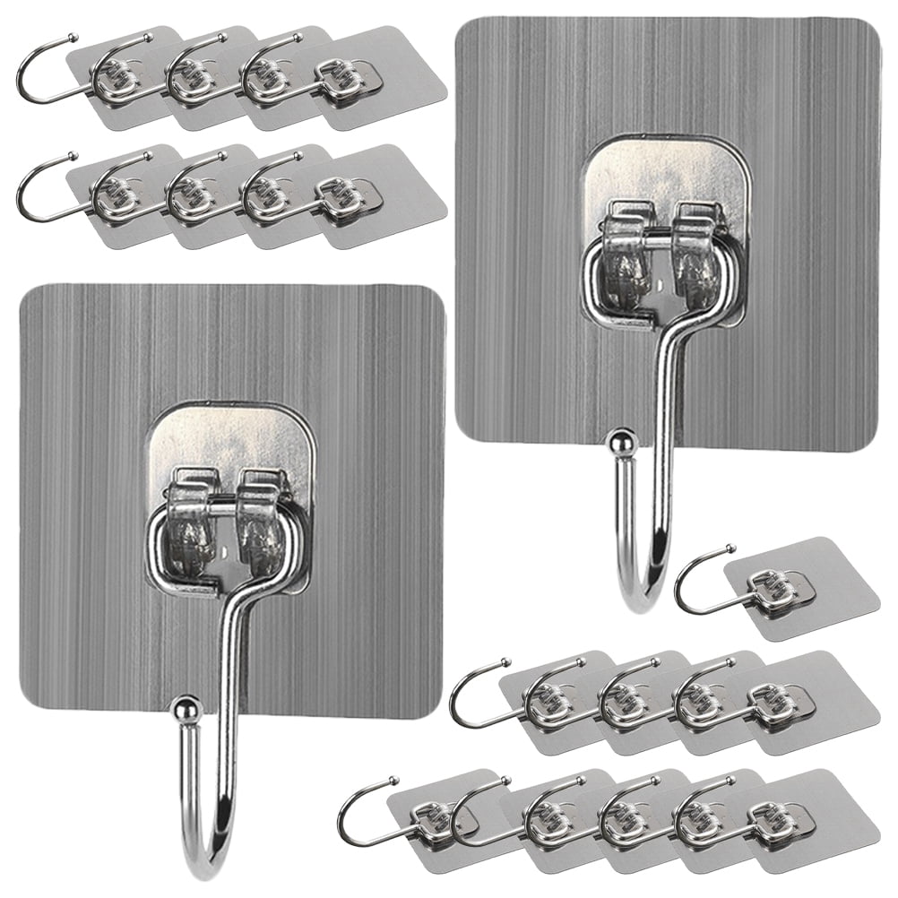 20 Pcs Sticky Nail Free Hook Picture Hooks Strong Bearing Capacity ...