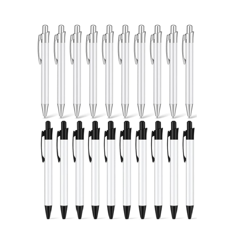 20 Pcs Sublimation Pens Blank Heat Transfer Pen Sublimation Ballpoint ...