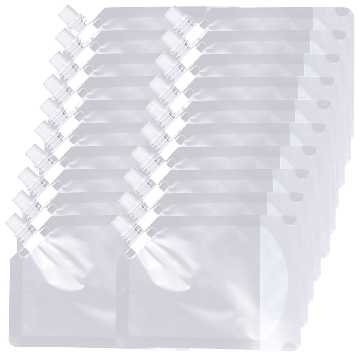 20 Pcs Suction Bag Suction Nozzle Bag Clear Pouches for Drinks Drink ...